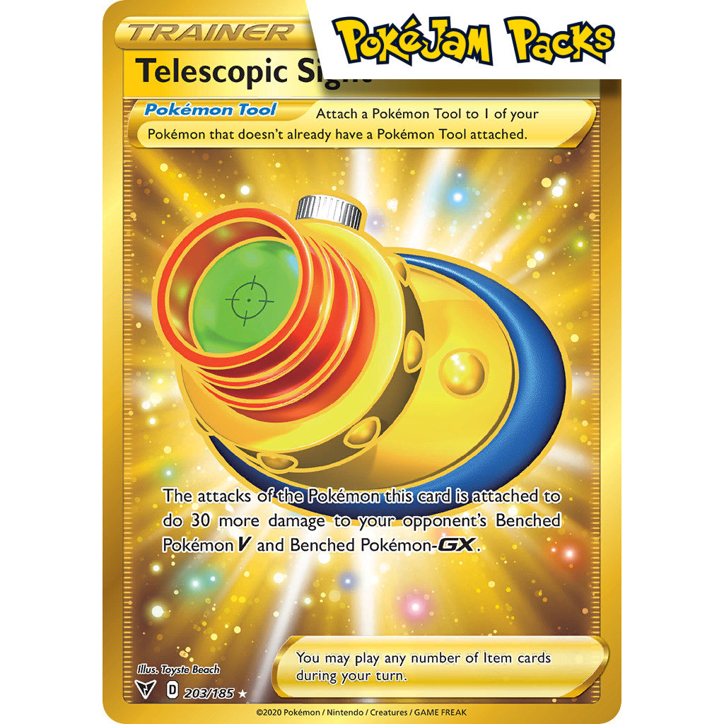 Telescopic Sight - 203/185 - Secret Rare - Vivid Voltage - Pokémon TCG – PokéJam Packs