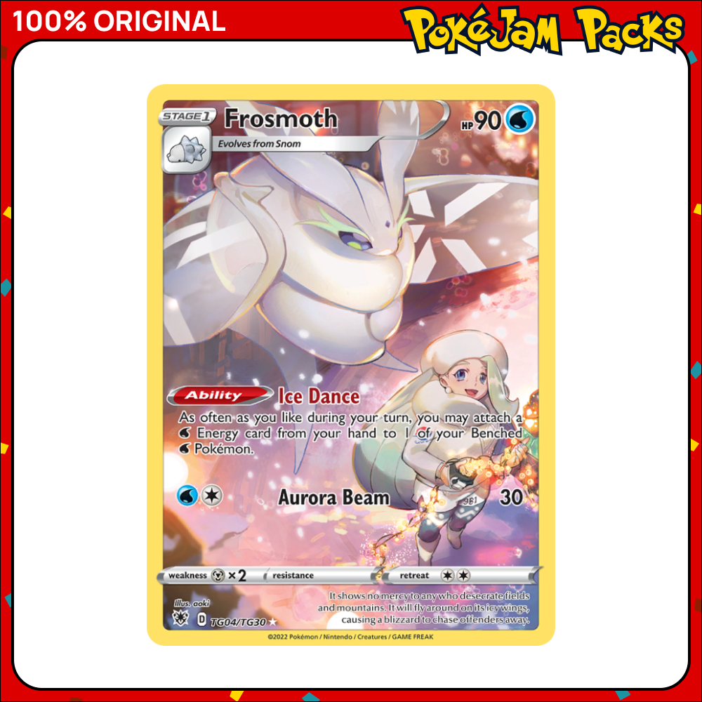 Frosmoth - TG04/189 - Rare - Astral Radiance - Pokemon Card – PokéJam Packs