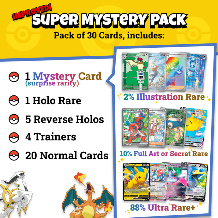 Pokémon Card Packs with a Chance for Secret Rare - Pokémon TCG Cards ...