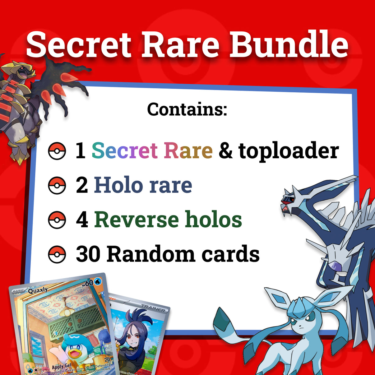 Pokémon Card Bundles - 40+ Authentic Card Pack with Guaranteed Rare ...