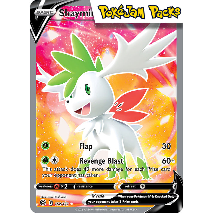 Shaymin V - 152/172 - Full Art Ultra Rare - Brilliant Stars - Pokémon ...