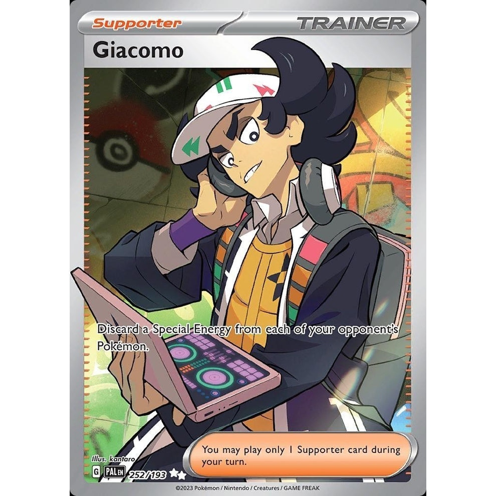 Giacomo - 252/193 - Full Art Secret Rare - Paldea Evolved - Pokemon TC ...
