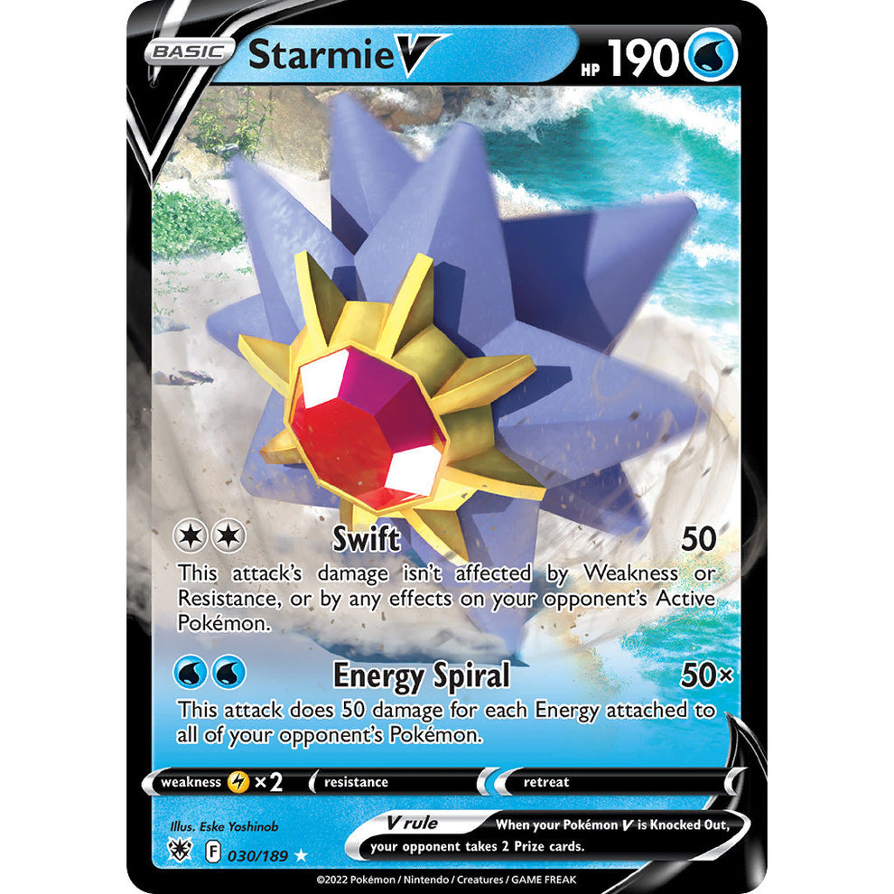 Starmie V - 030/189 - Ultra Rare - Astral Radiance - Pokemon TCG ...