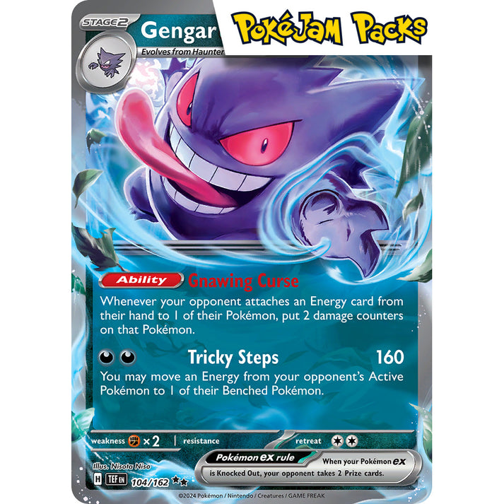 Gengar ex - 104/162 - Ultra Rare - Temporal Forces - Pokémon TCG ...
