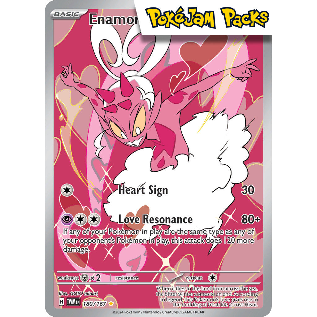 Enamorus - 180/167 - Illustration Rare - Twilight Masquerade - Pokémon ...