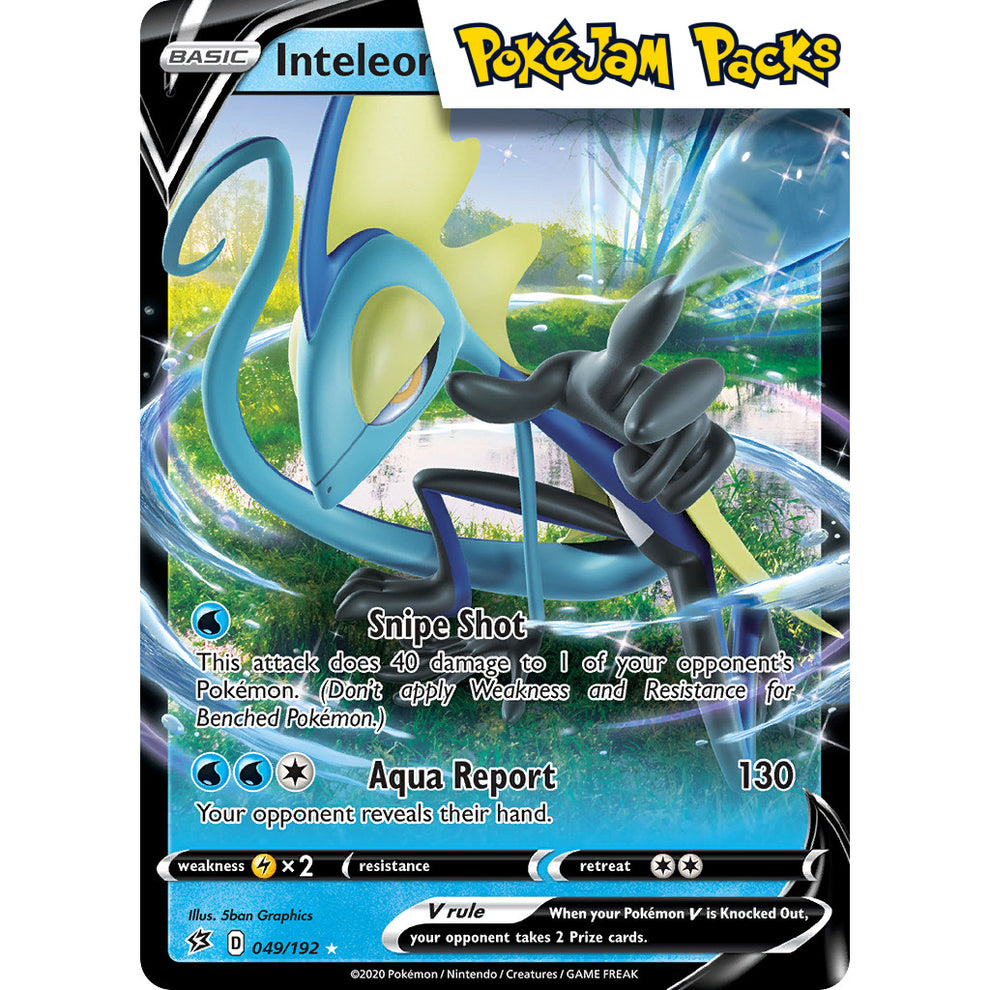 Inteleon V - 049/192 - Ultra Rare - Rebel Clash - Pokémon TCG – PokéJam ...