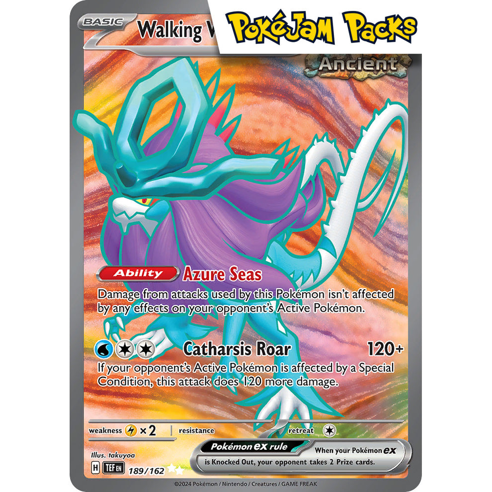 Walking Wake ex - 189/162 - Full Art Secret Rare - Temporal Forces - P ...