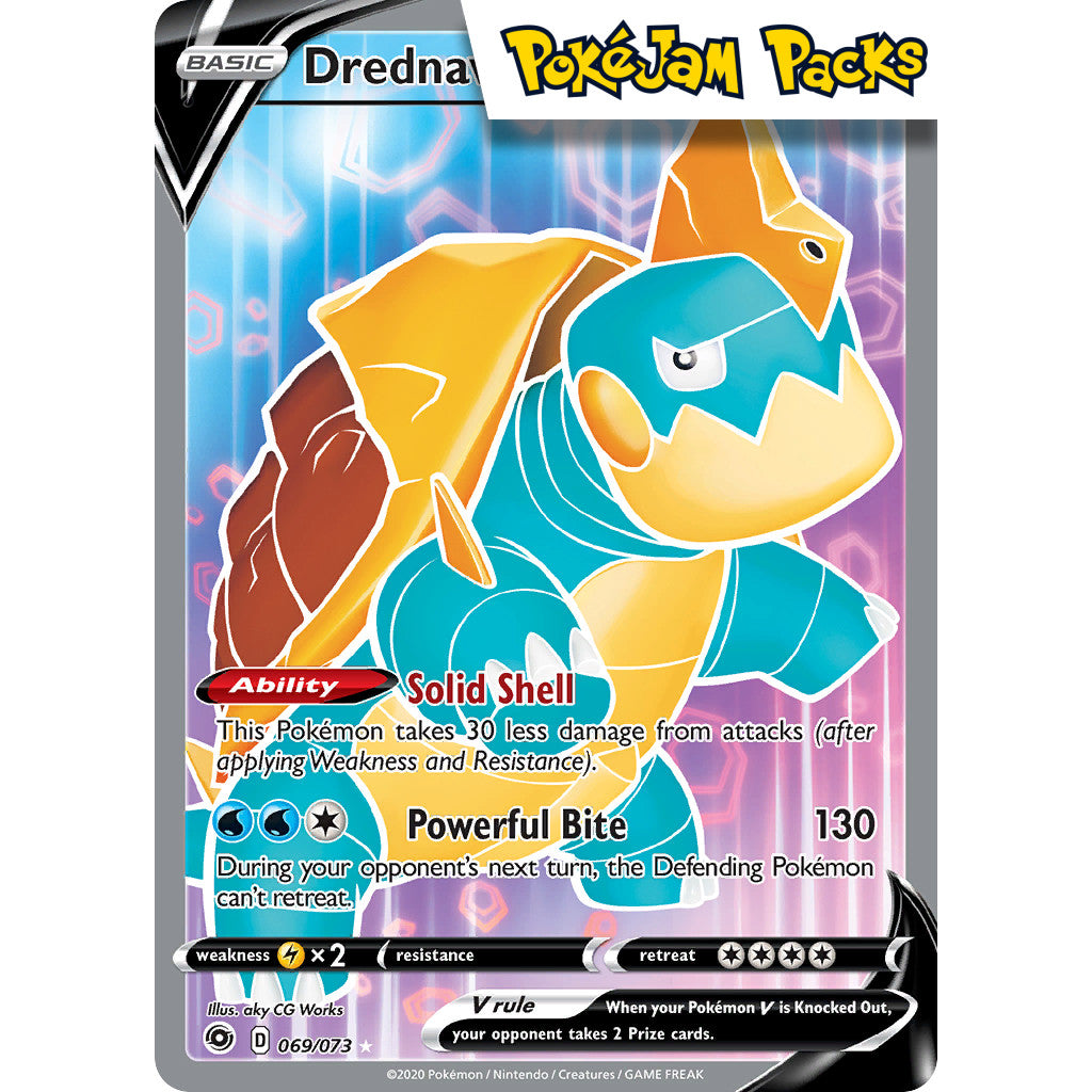 Drednaw V - 069/073 - Full Art Ultra Rare - Champion's Path - Pokémon ...