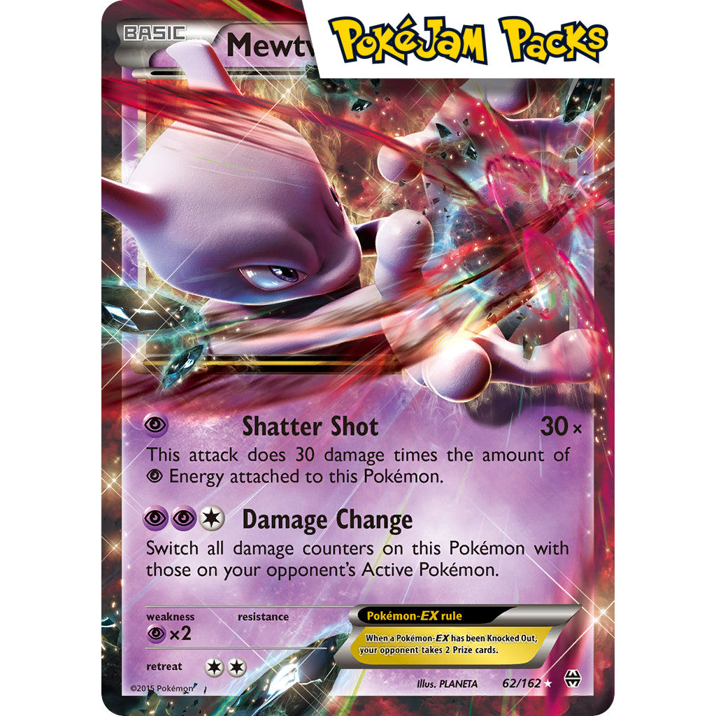 Mewtwo EX (MP) - 62/162 - Ultra Rare - Breakthrough - Pokémon TCG ...