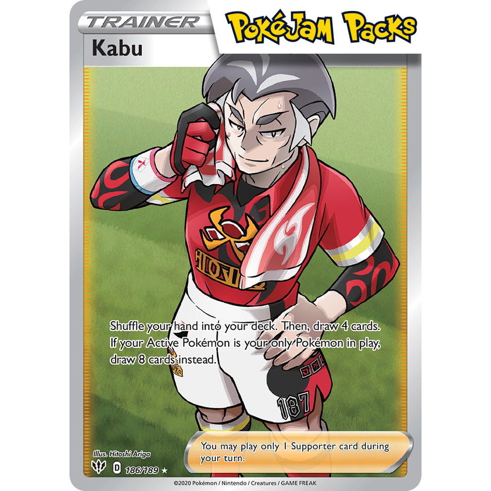 Kabu - 186/189 - Full Art Ultra Rare - Darkness Ablaze - Pokémon TCG ...