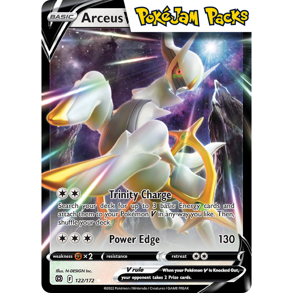 Arceus V - 122/172 - Ultra Rare - Brilliant Stars - Pokémon TCG ...