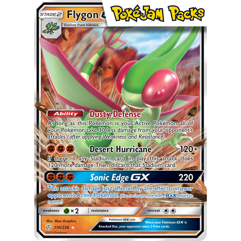 Flygon GX - 110/236 - Ultra Rare - Cosmic Eclipse - Pokémon TCG ...