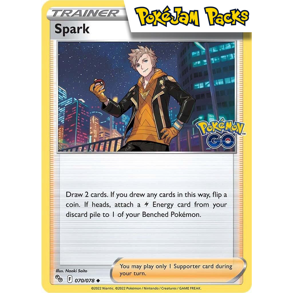 Spark - 070/078 - Uncommon - Go - Pokémon TCG – PokéJam Packs