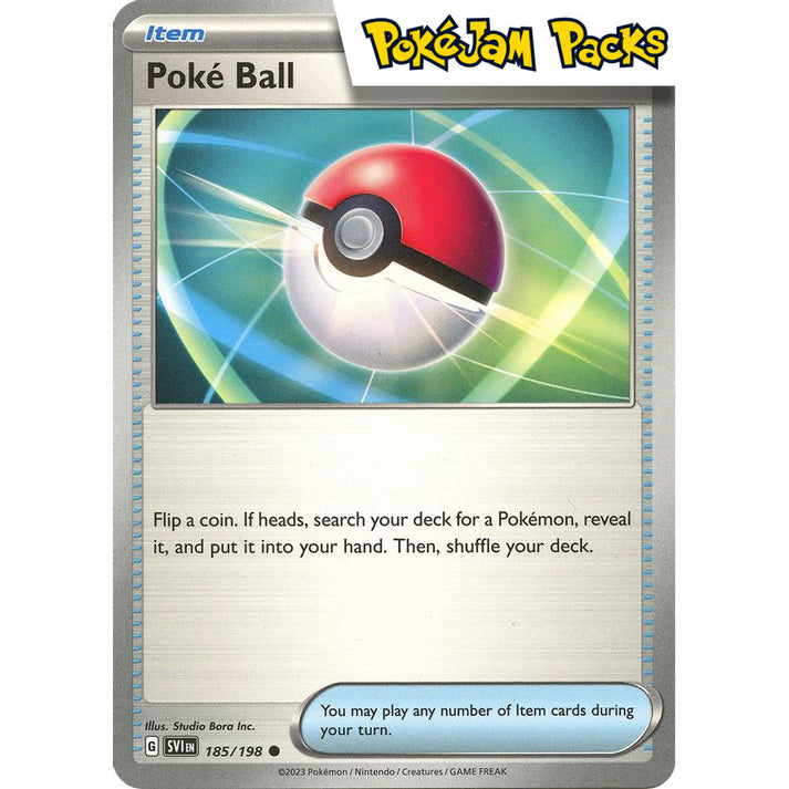 Poke Ball - 185/198 - Common - Scarlet & Violet - Pokémon TCG – PokéJam ...