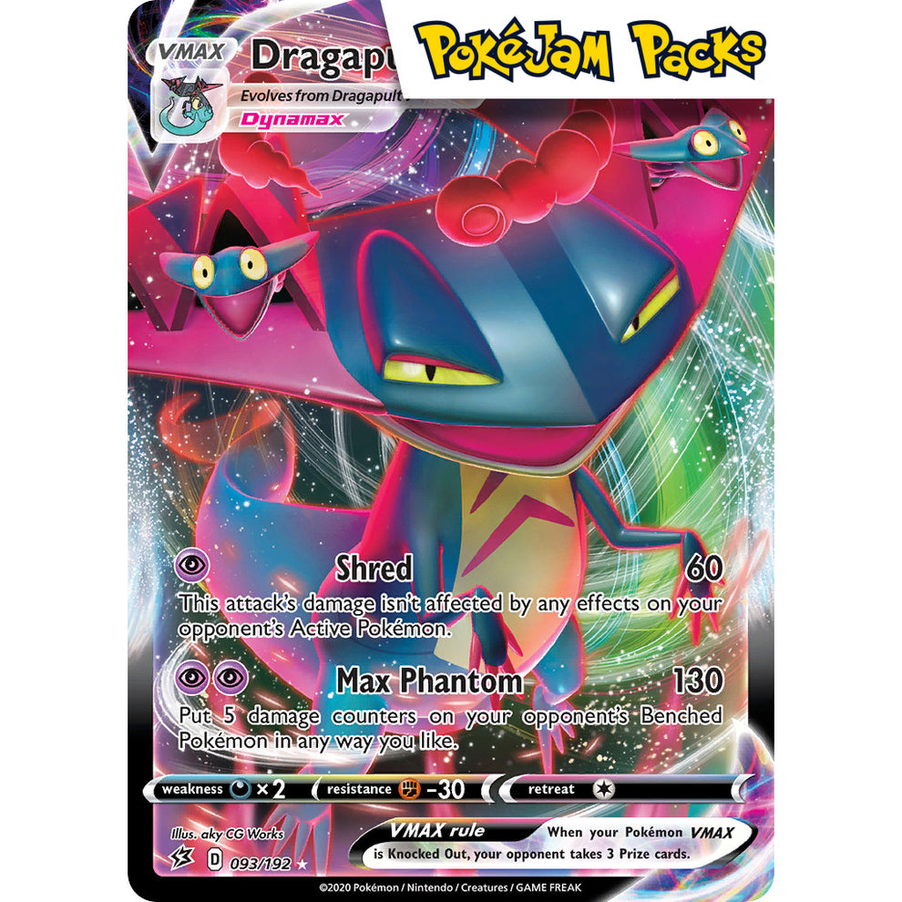 Dragapult VMAX - 093/192 - Ultra Rare - Rebel Clash - Pokémon TCG – PokéJam Packs