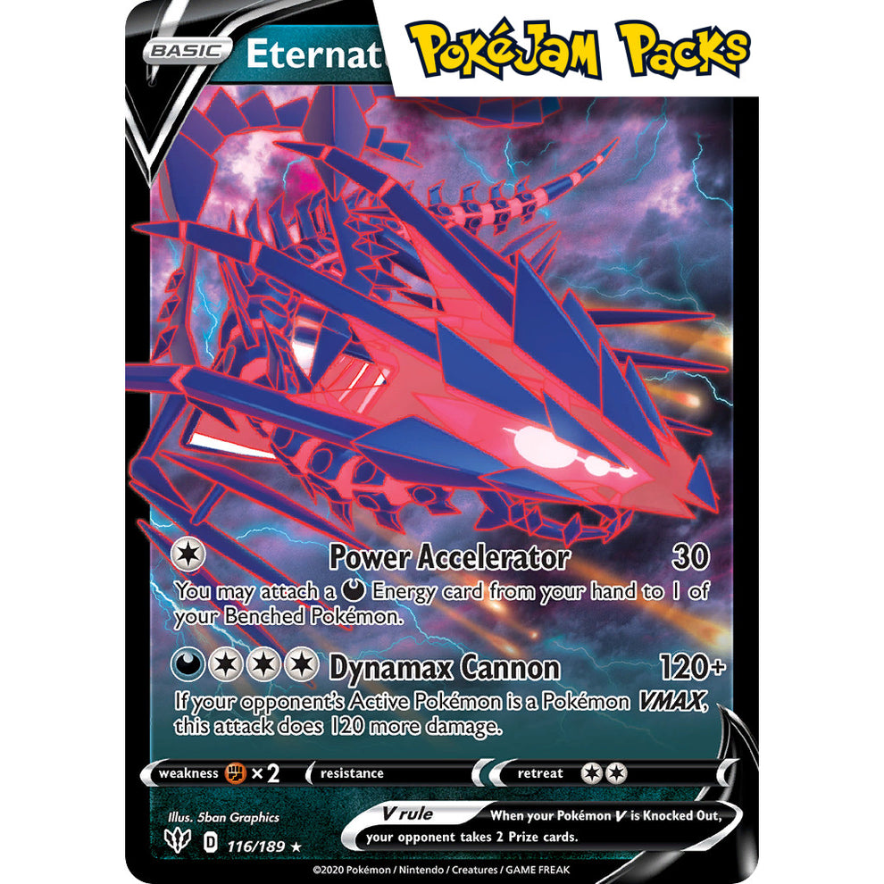 Eternatus V - 116/189 - Ultra Rare - Darkness Ablaze - Pokémon TCG ...