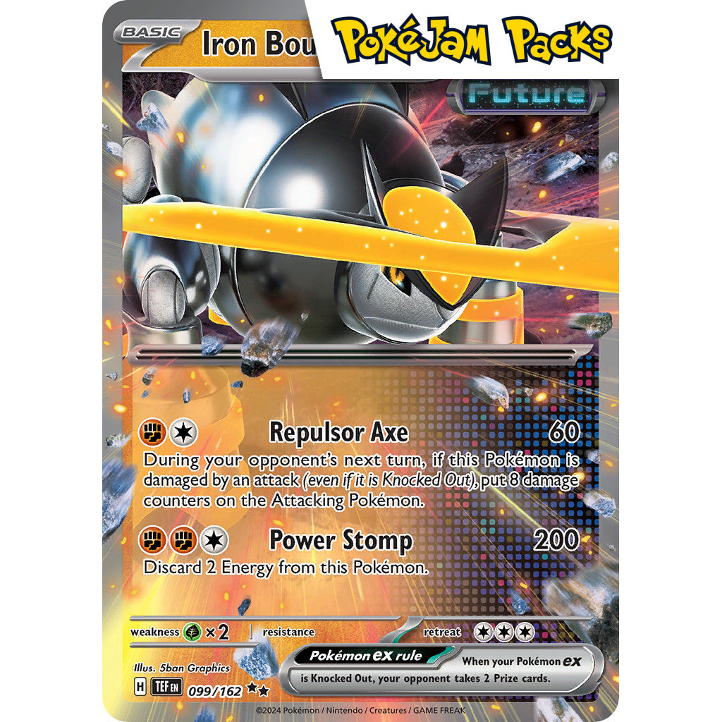 Iron Boulder ex - 099/162 - Ultra Rare - Temporal Forces - Pokémon TCG ...