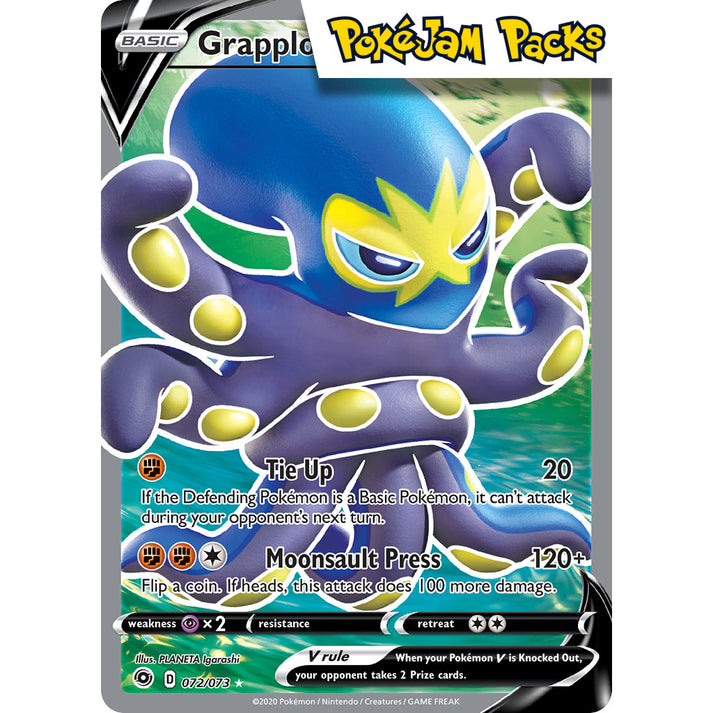 Grapploct V - 072/073 - Full Art Ultra Rare - Champion's Path - Pokémo ...