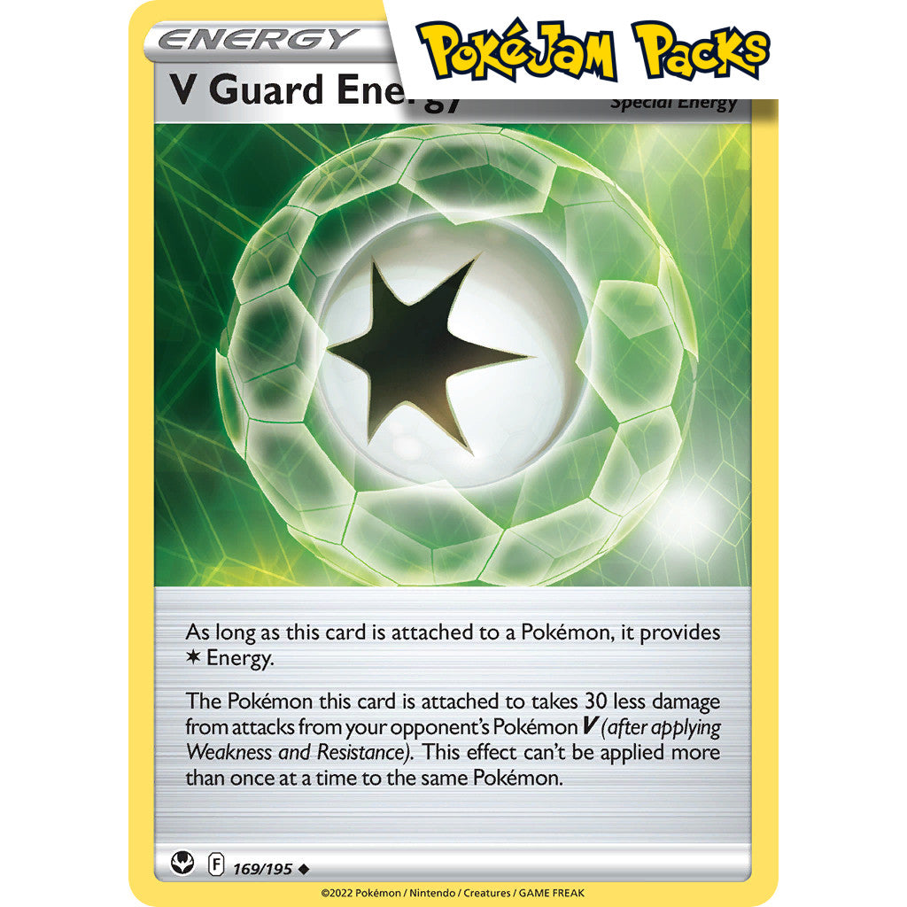 V Guard Energy - 169/195 - Uncommon - Silver Tempest - Pokémon TCG ...