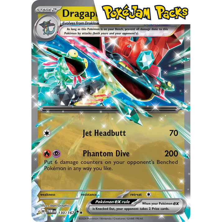 Dragapult ex - 130/167 - Ultra Rare - Twilight Masquerade - Pokémon TC ...