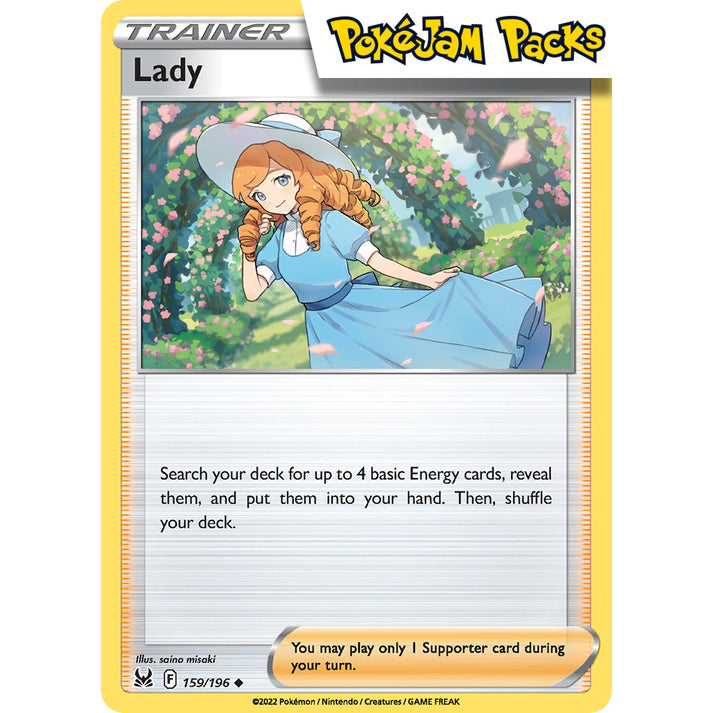 Lady - 159/196 - Uncommon - Lost Origin - Pokémon TCG – PokéJam Packs