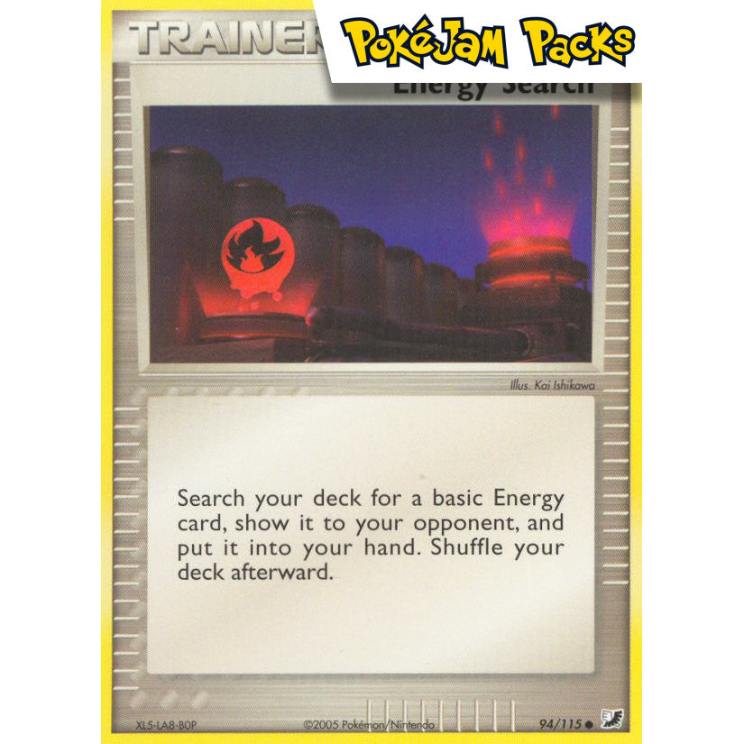 Energy Search - 94/115 - Common - Ex Unseen Forces - Pokémon TCG ...