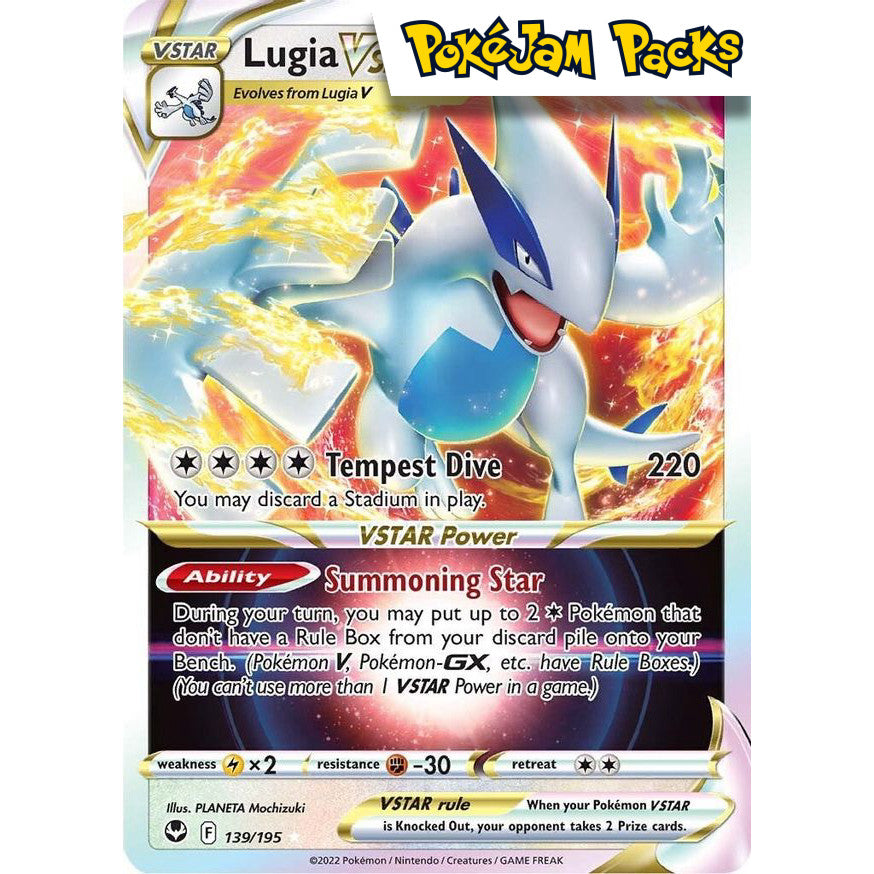 Lugia VSTAR - 139/195 - Ultra Rare - Silver Tempest - Pokémon TCG ...
