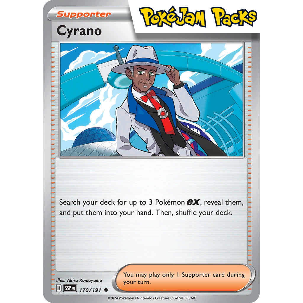 Cyrano - 170/191 - Uncommon - Surging Sparks - Pokémon TCG – PokéJam Packs