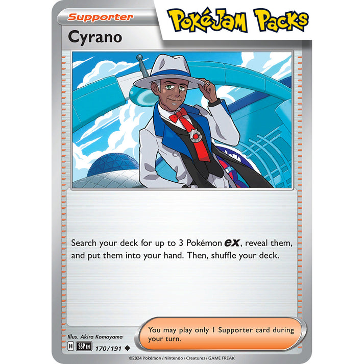 Cyrano - 170/191 - Uncommon - Surging Sparks - Pokémon TCG – PokéJam Packs
