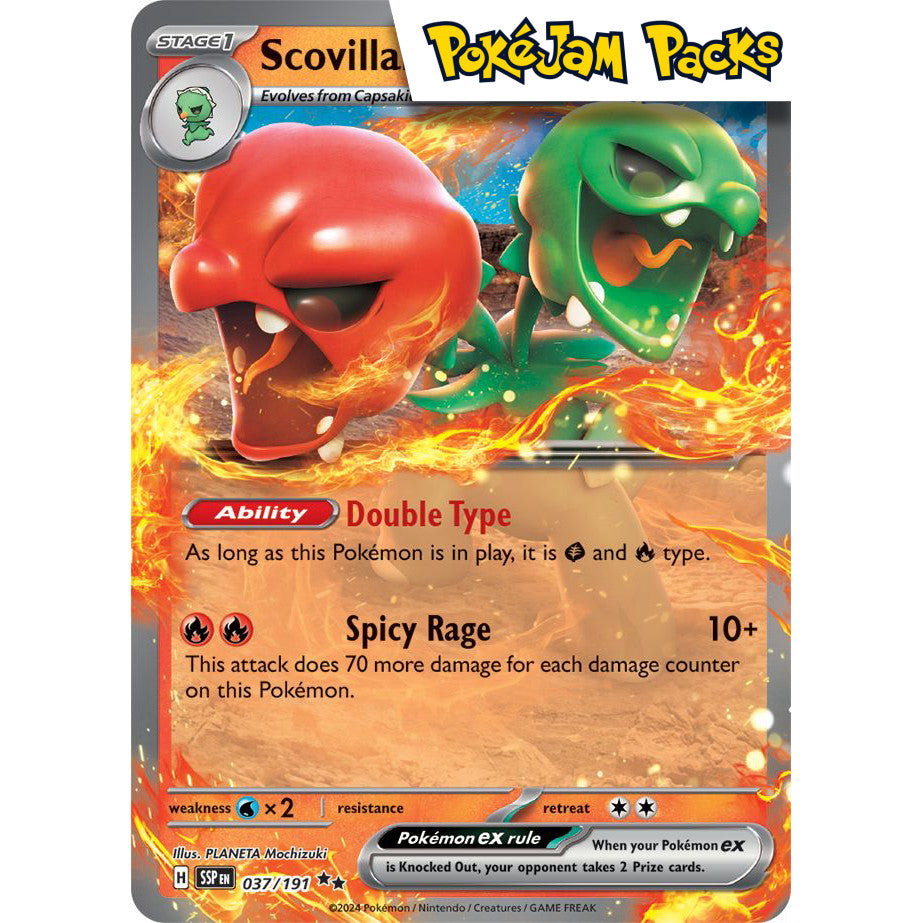 Scovillain ex - 037/191 - Ultra Rare - Surging Sparks - Pokémon TCG ...