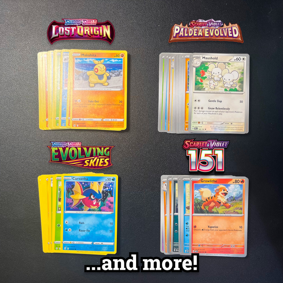 Pokémon Master Set Completer - 25pcs/40pcs Non-Repeating Card Packs ...