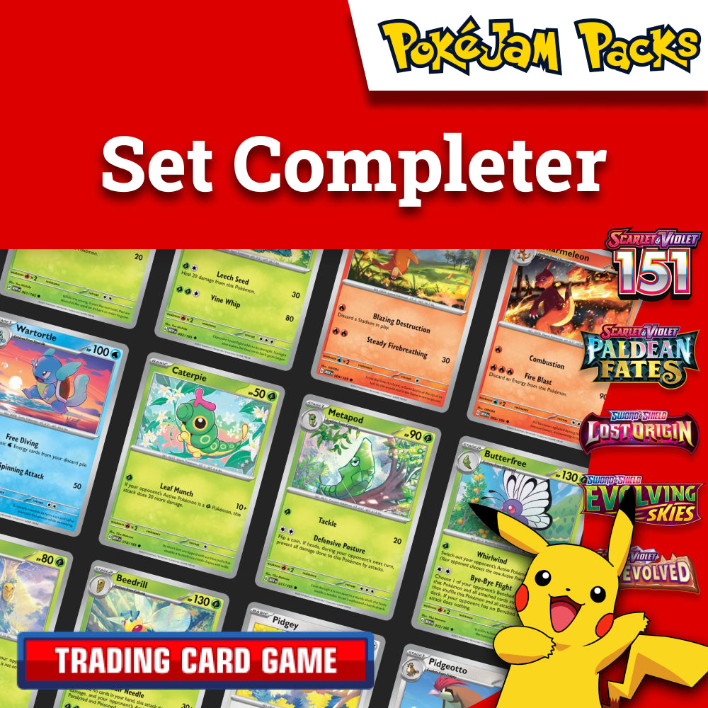 Pokémon Master Set Completer - 25pcs/40pcs Non-Repeating Card Packs ...