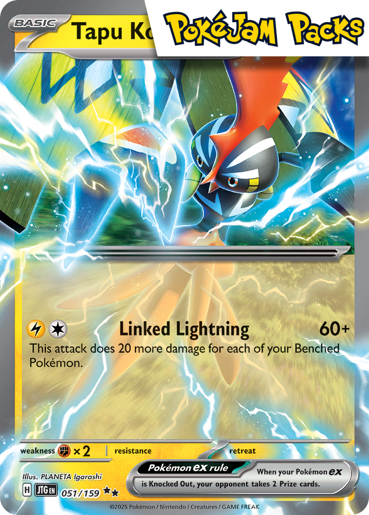 Tapu Koko ex - 051/159 - Ultra Rare - Journey Together - Pokemon TCG ...