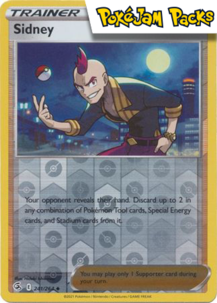 Sidney - 241/264 - Uncommon Reverse Holo - Fusion Strike - Pokemon TCG ...