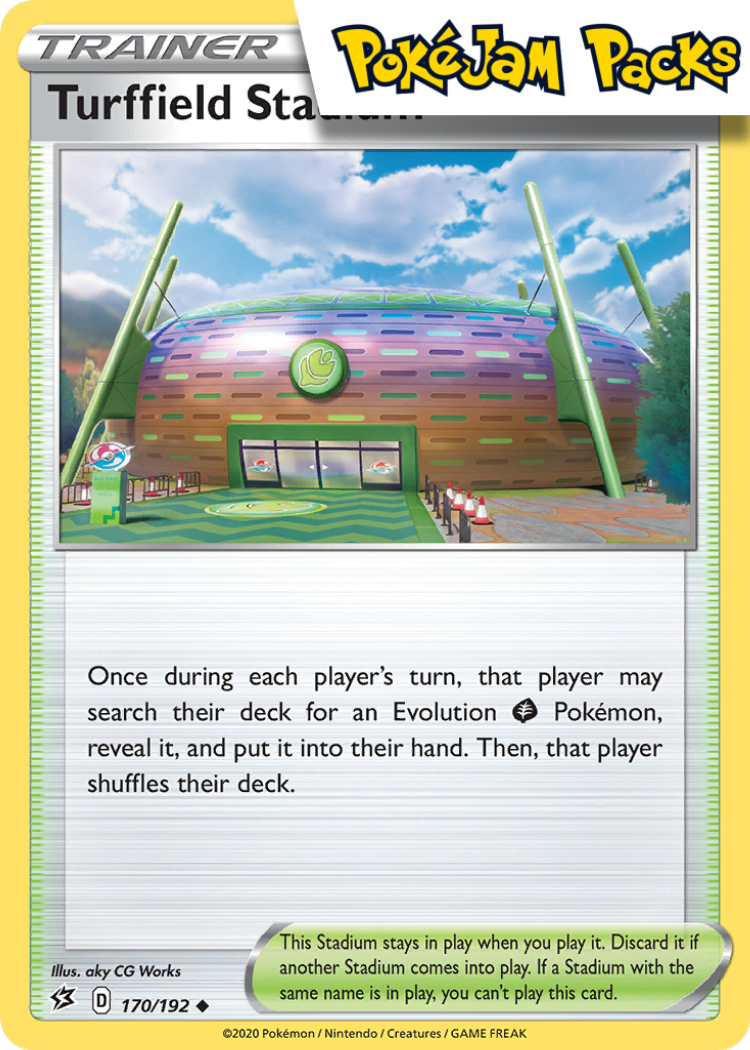 Turffield Stadium - 170/192 - Uncommon - Rebel Clash - Pokemon TCG ...