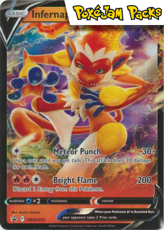 Infernape V - SWSH252 - Promo - Sword & Shield Promos - Pokemon TCG ...