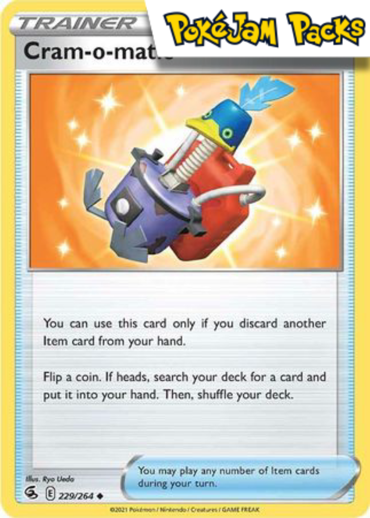 Cram - o - matic - Fusion Strike - Pokemon TCG – PokéJam Packs