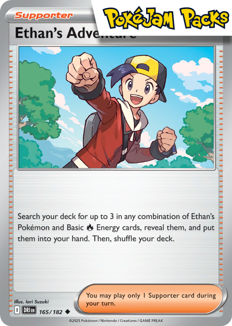 Ethan's Adventure - 165/182 - Uncommon - Destined Rivals - Pokemon TCG ...